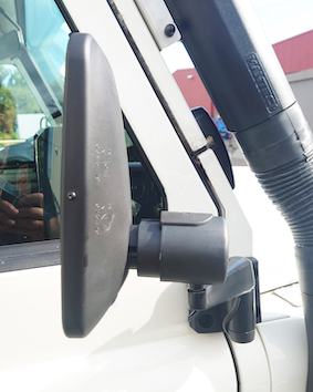 LRC2805 - Pair of Unbreakable Mirrors for Land Rover Defender ...