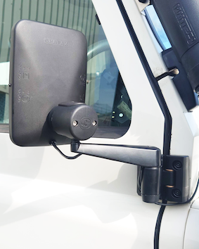 LRC2806 - Pair of Heated and Unbreakable Mirrors for Land Rover ...