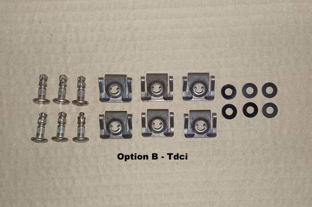 YRM1122B - Stainless Fan Cowl Screws & Captives - Land Rover Defender ...