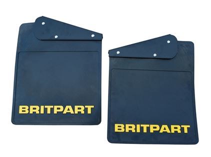 DA4532 - Defender 90 Mudflaps with Britpart Logo | LR Parts