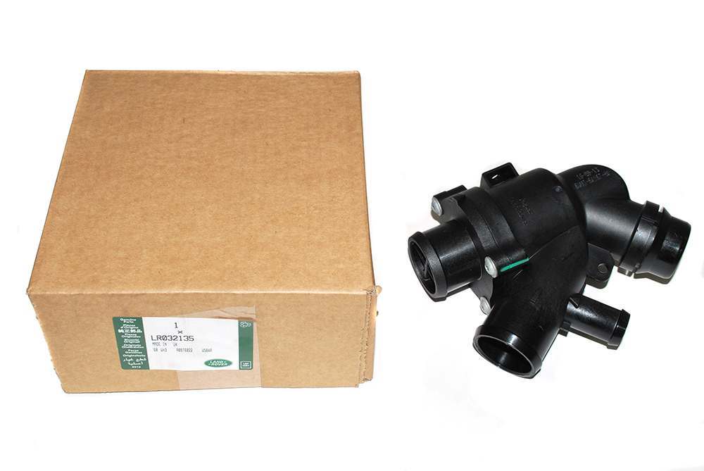LR032135 - 5.0 Supercharged Thermostat Housing for Range Rover and ...