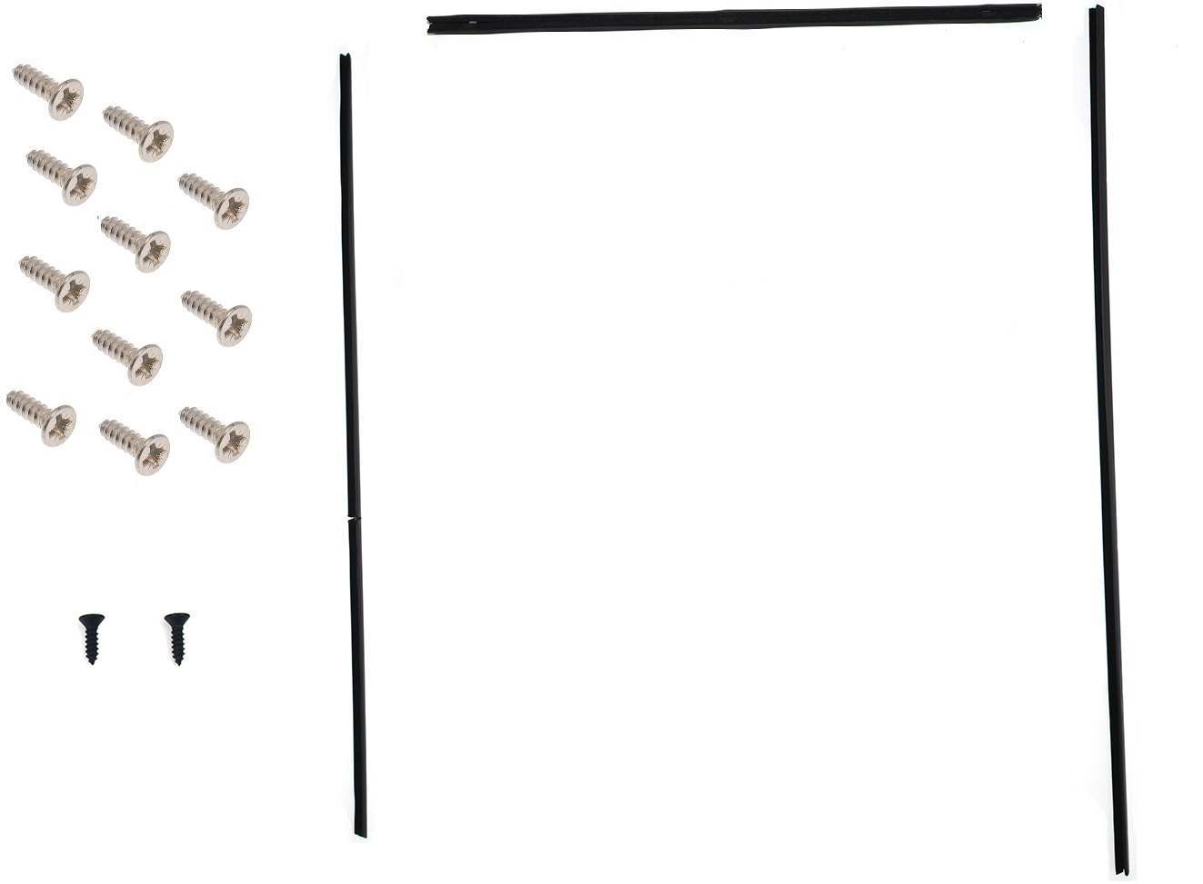 LRC1146 - Right or Left Hand Defender Felt Window Channel Kit - For ...