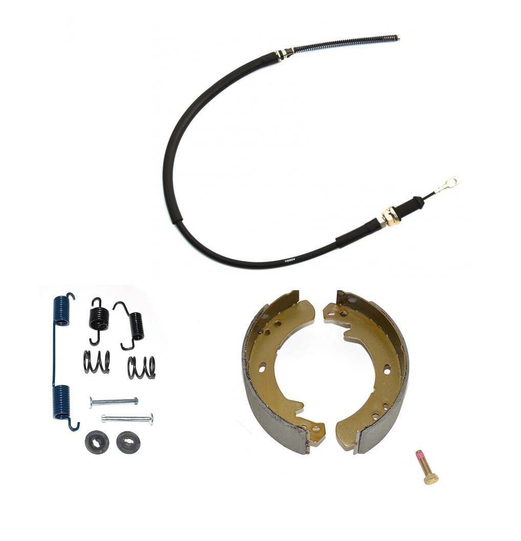 SPB500200 - Handbrake Cable, Shoes and Fitting Kit for Land Rover ...