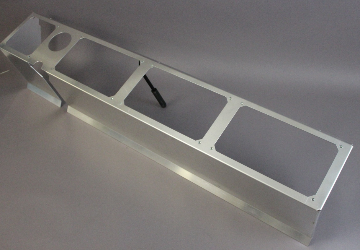 AS134-LHD - Lightweight Competition Style Aluminium Dash for Land Rover ...