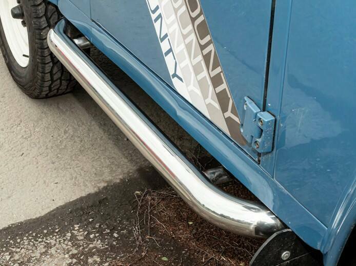 DA7012SS - Defender 90 Side Steps Stainless Steel | LR Parts