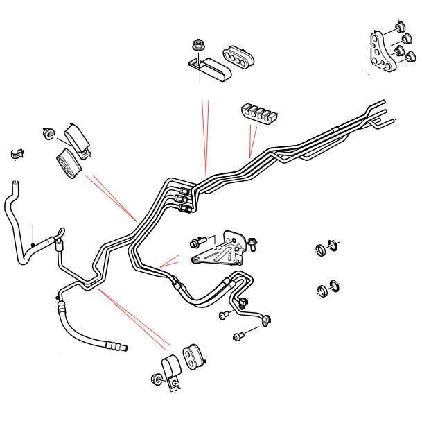 LR015144 - Range Rover Sport ACE Pipes from Front Anti Roll Bar to ACE ...