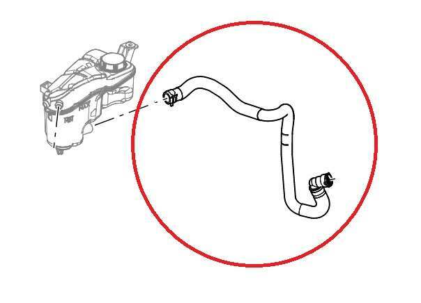 LR023321 - HOSE - SUPPLY TANK TO ENGINE | LR Parts