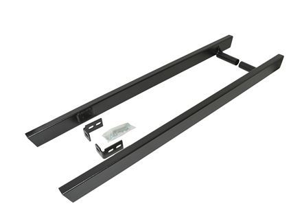 DA1307 - Britpart Defender 90 Rock Sliders Black | LR Parts