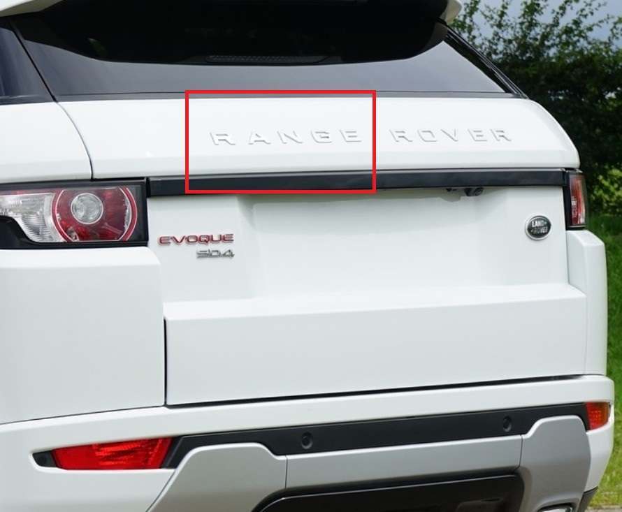 LR053348 - Range Rover Lettering for Tailgate in Silver | LR Parts