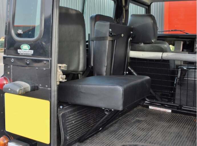 DA4067 - Defender Rear Seat In Black | LR Parts