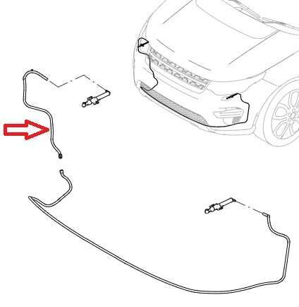 LR061217 - HOSE - HEADLAMP WASHER | LR Parts
