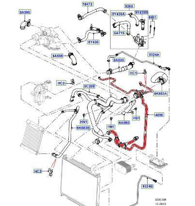 PCH503180 - Clearance Coolant Hose for Range Rover TDV8 | LR Parts