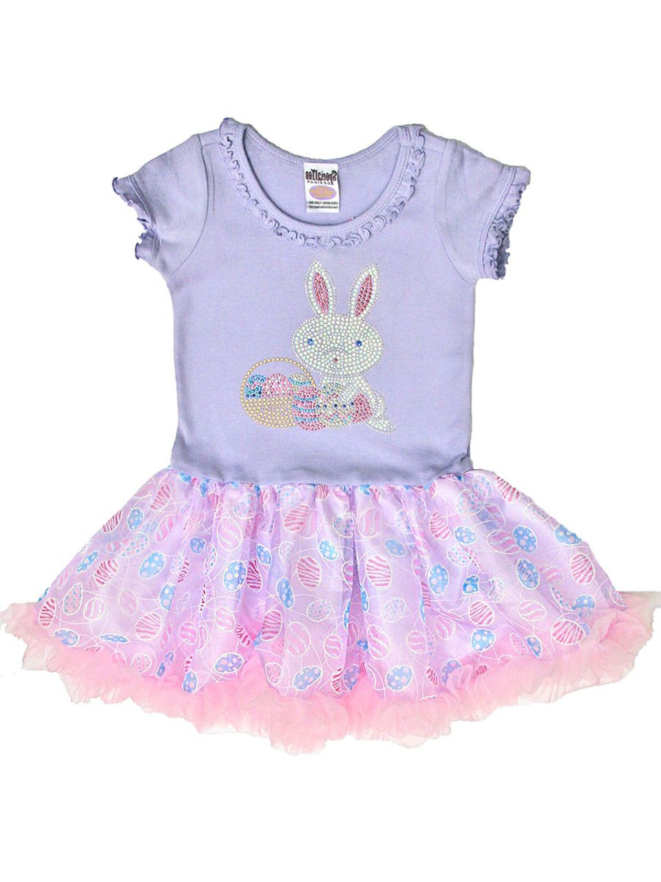 Bunny And Basket Easter Tutu Dress Pink Princess