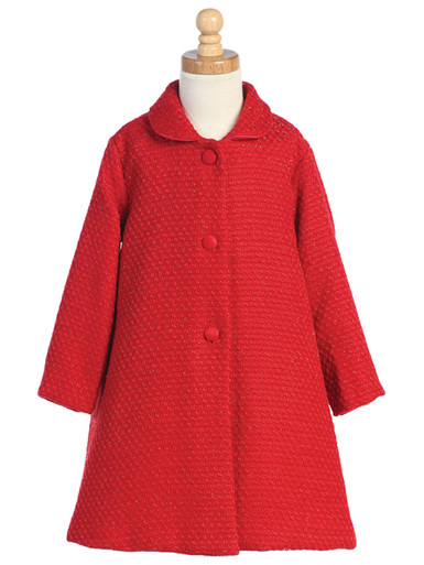 Red Sparkling Coat - Pink Princess