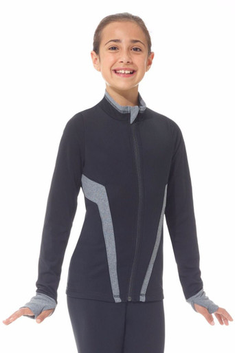 Mondor 04300 Heather GreyThermal Jacket - Pink Princess