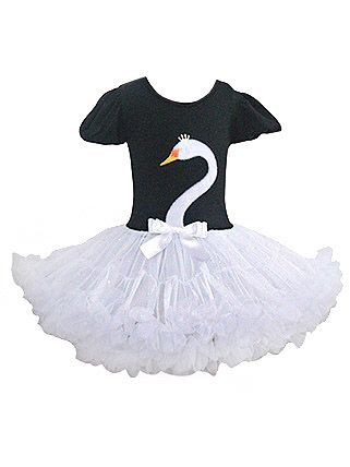Popatu White Swan Pettidress- FINAL SALE - Pink Princess