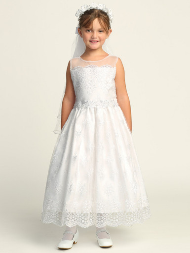 Swea Pea & Lilli SP215 Embroidered Tulle w/ Sequins