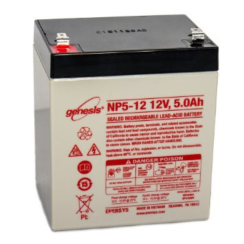 Enersys - Genesis NP5-12 Battery - 12V 5.0Ah