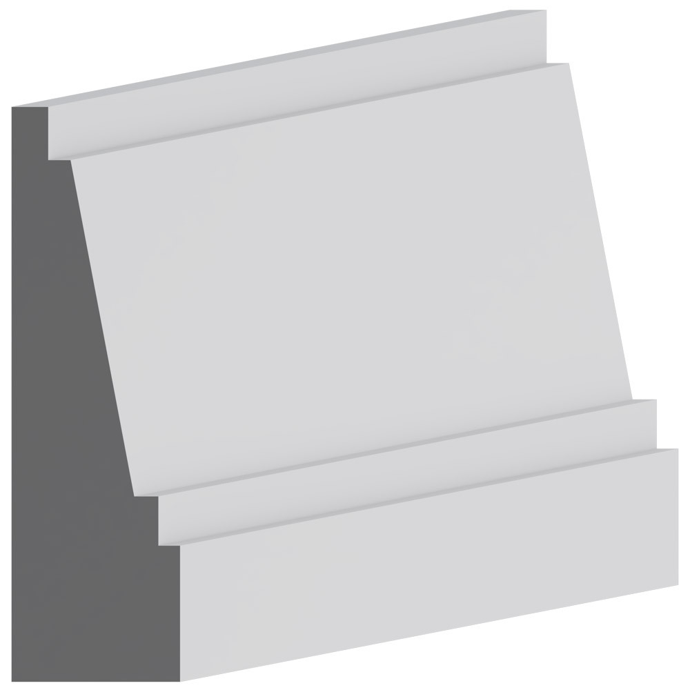 Inclined Panel Mold & Base Cap Moulding | Mouldings One