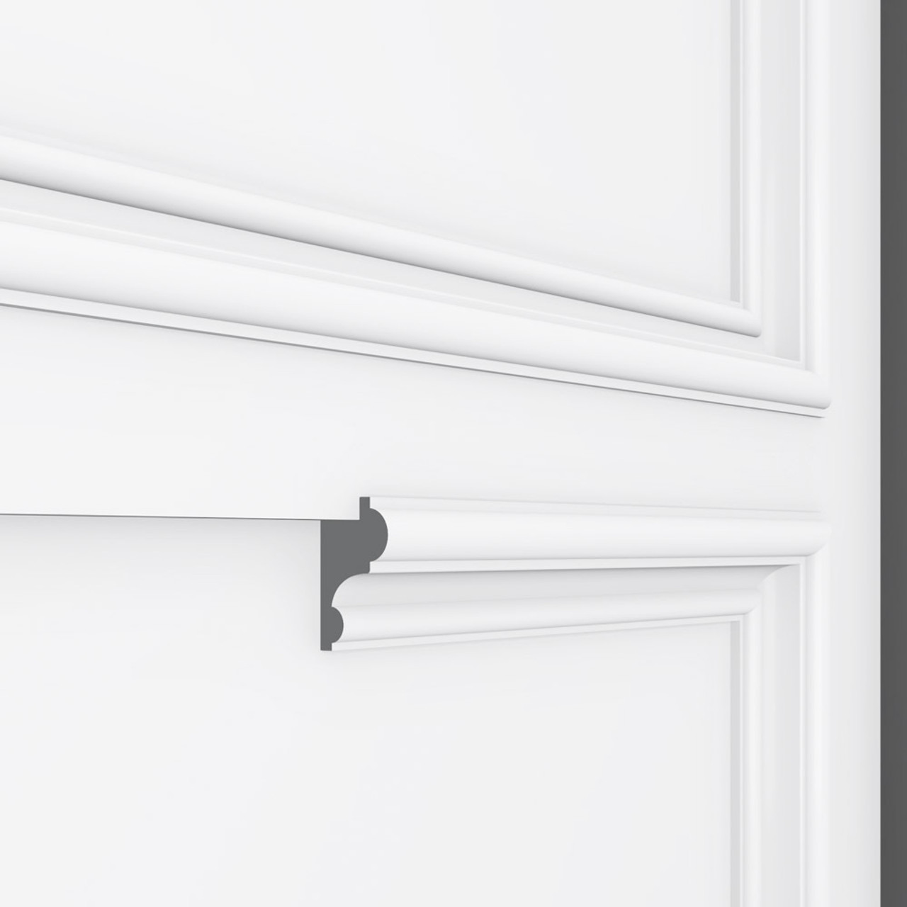 Rabbeted Panel Mold & Base Cap Moulding | Mouldings One