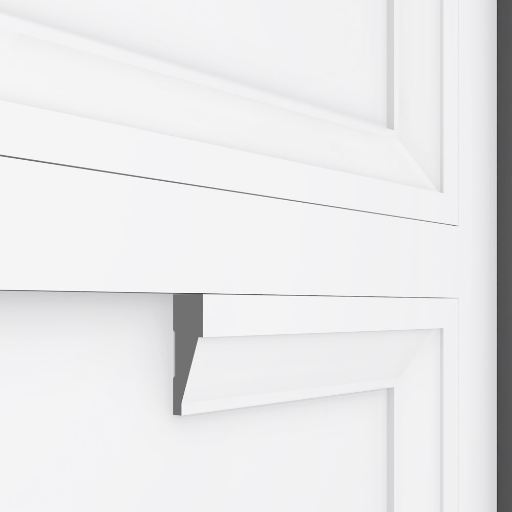 Inclined Panel Mold & Base Cap Moulding | Mouldings One