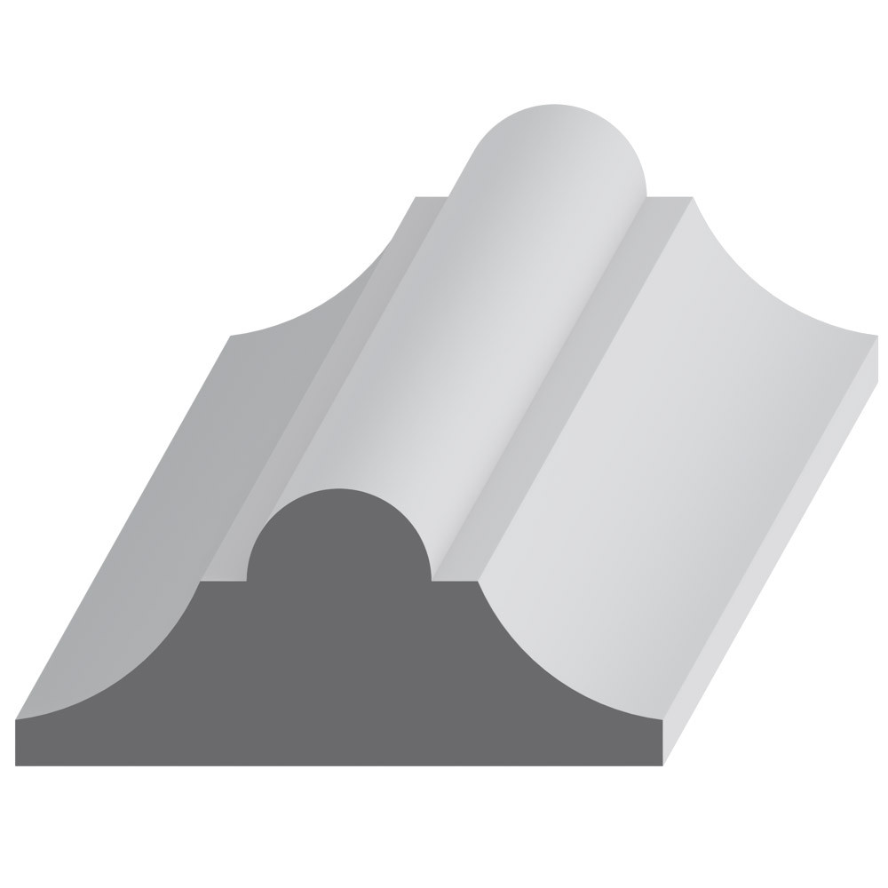 5061 Wood Shelf Edge 3/8 x 7/8 - Mouldings One
