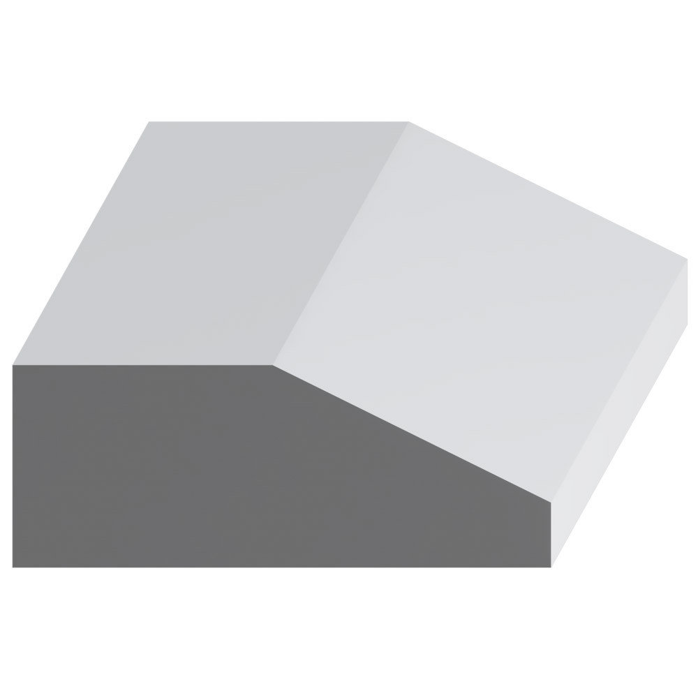 8549 Wood Plinth Block 1-3/16 x 3-3/16 - Mouldings One