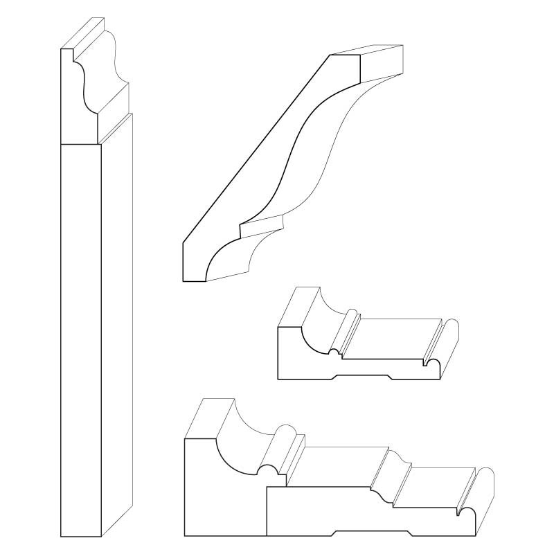 Federal Style Moldings - Mouldings One