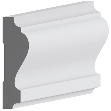 4099 Wood Chair Rail 3/4 x 2-1/2 - Mouldings One