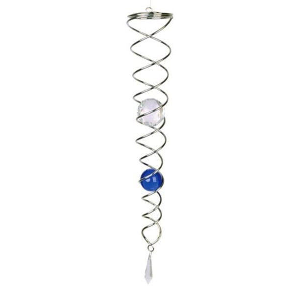 Spiral Spinner - Clear & Blue - Big Jims Garden Centre