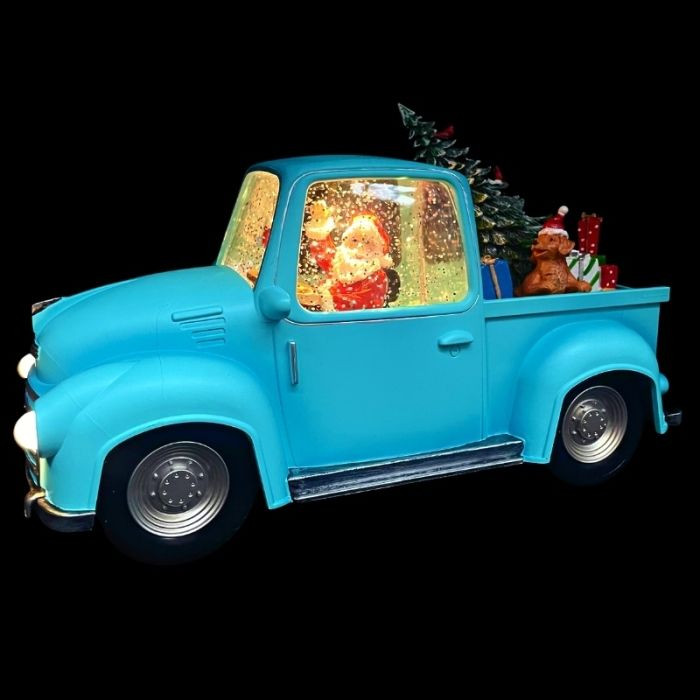 Christmas - Lantern Ute Blue - Big Jims Garden Centre