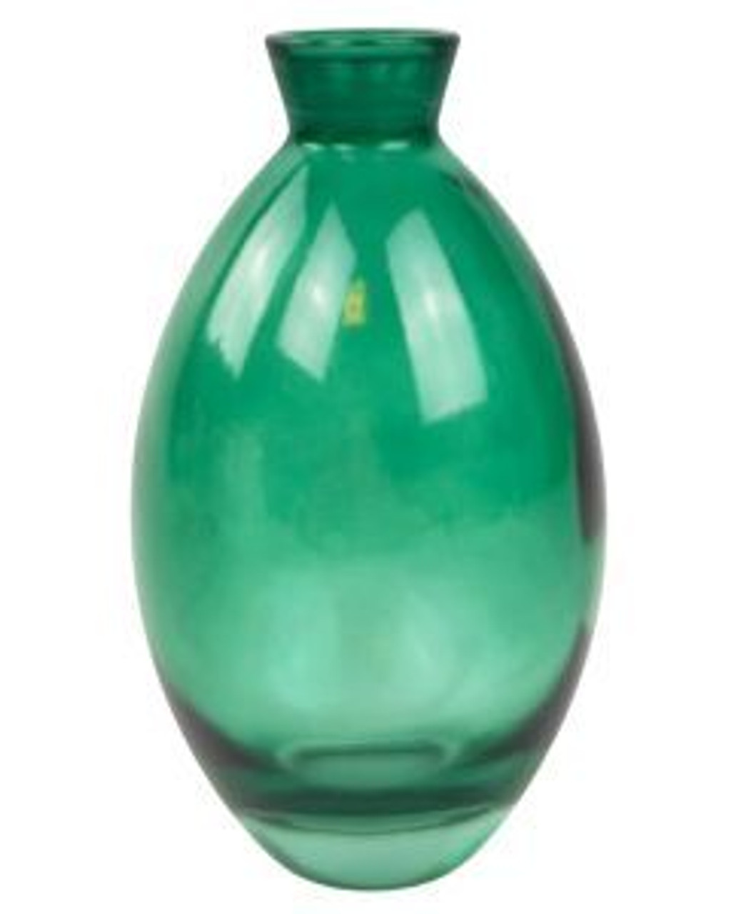 Vase Glass Forest Green 12cm Big Jims Garden Centre