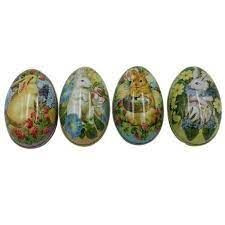 Tin - Rabbit Design Egg Medium - Big Jims Garden Centre