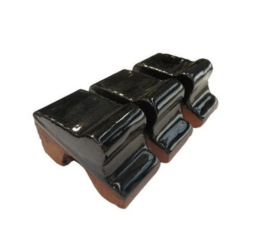 Ceramic Pot Feet Black - Singl - Big Jims Garden Centre