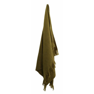 Throw - Olive Green - Big Jims Garden Centre