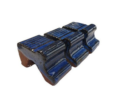 Ceramic Pot Feet Blue Single - Big Jims Garden Centre