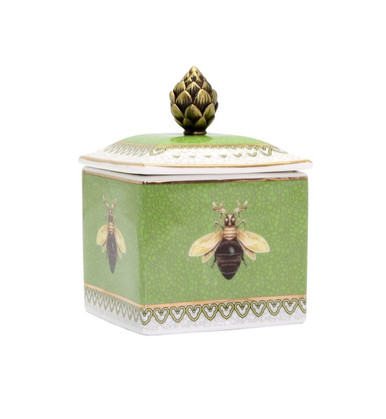 Trinket Box - Bee Green - Big Jims Garden Centre