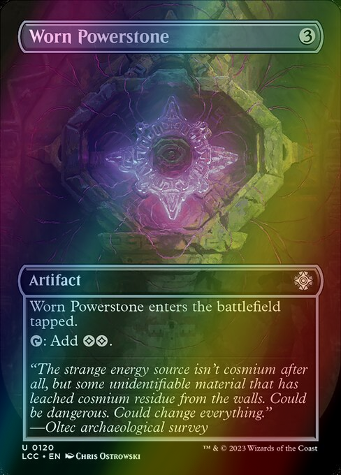 Worn Powerstone (Borderless - 120) (foil, LCC) - El Ojo de Ugin