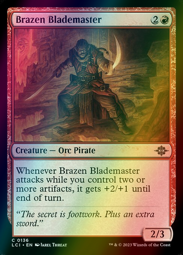 Brazen Blademaster (136) (foil, LCI) - El Ojo de Ugin