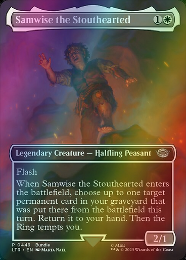 Samwise the Stouthearted (Borderless - 449) (foil, LTR) - El Ojo de Ugin
