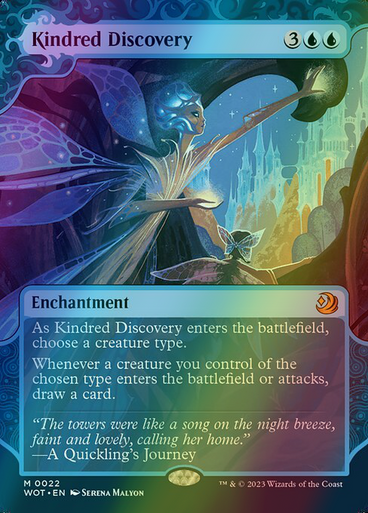 Kindred Discovery (Borderless - 22) (foil, WOT) - El Ojo de Ugin