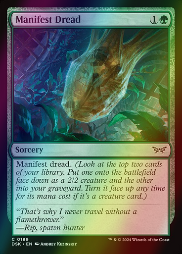 Manifest Dread (189) (foil, DSK) - El Ojo de Ugin