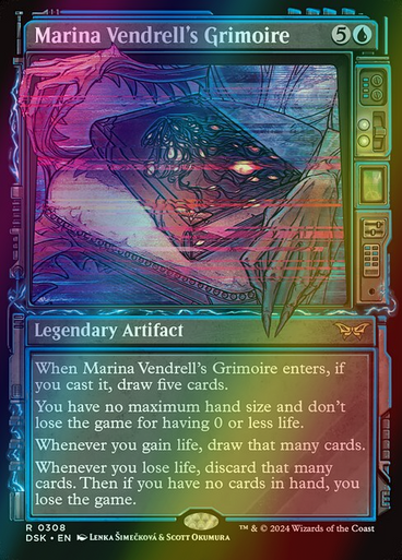 Marina Vendrell's Grimoire (Showcase - 308) (foil, DSK) - El Ojo de Ugin