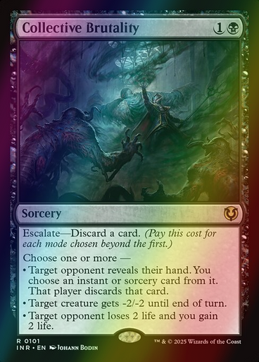 Collective Brutality (101) (foil, INR) - El Ojo de Ugin
