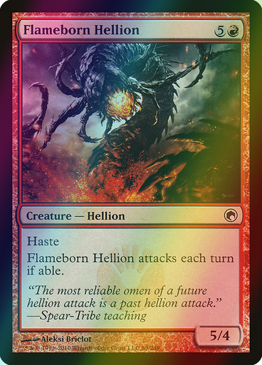 Flameborn Hellion (89) (foil, SOM) - El Ojo de Ugin