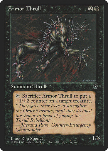Armor Thrull (Alternate Art - 33b) (FEM) - El Ojo de Ugin