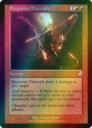 Exquisite Firecraft (Retro Frame - 343) (foil, TSR) - El Ojo de Ugin