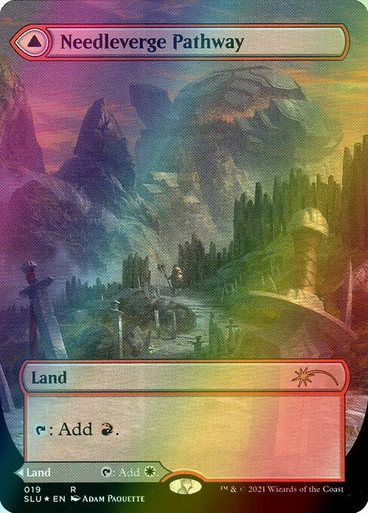 Needleverge Pathway // Pillarverge Pathway (Borderless - 19) (foil, SLU ...