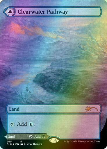 Clearwater Pathway // Murkwater Pathway (Borderless - 15) (foil, SLU ...