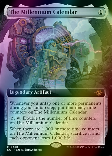 The Millennium Calendar (Extended Art - 388) (foil, LCI) - El Ojo de Ugin